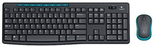 Logitech FULL SIZE MK275 WIRELESS KEYBORD MOUSE Wireless Standard Multi ...