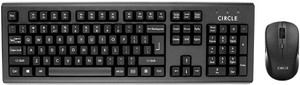 CIRCLE CT ENDURER A10 Combo Keyboard-Black and Silent Pro Mouse ...