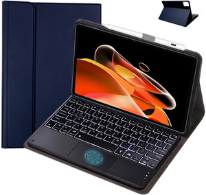 TECPHILE ZW109T Keyboard Case Cover for Realme Pad X 11” with Touchpad ...