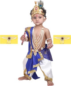 Raj Costumes Krishna Dress for Boy Kids Costume Wear Price in India ...