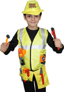 KAKU FANCY DRESSES Engineer Dress For Boys & Girls, Worker Costume ...