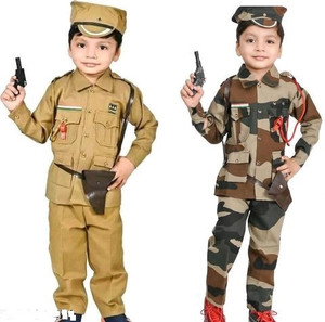 ElegantAttire ARMY POLICE COMBO PACK Kids Costume Wear Price in India ...