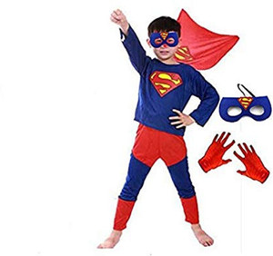 Baby & Sons SUPERMAN WITH GLOVES AND MASK Kids Costume Wear Price in ...