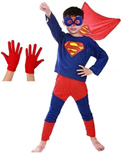 Fany Superman Kids Costume Wear Price in India - Buy Fany Superman Kids ...