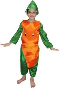 KAKU FANCY DRESSES Vegetable Costume Carrot Dress for Boys & Girls ...
