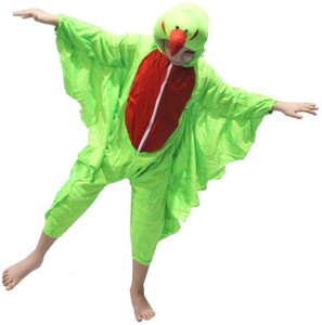 KAKU FANCY DRESSES Parrot Dress for Boys & Girls, Tota Bird Costume ...