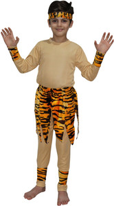KAKU FANCY DRESSES Mowgli Dress Accessories For Boys, Cartoon Costume ...