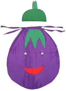 EthnicAlive Kids Unisex Brinjal Vegetable Cutout Costume Kids Costume ...