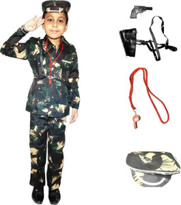 Jain Trader Army man Kids Costume Wear Price in India - Buy Jain Trader ...