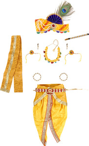 Raj Fancy Dresses Krishna Dress for Kids,/Baby for Janmashtami Costume ...