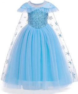 Fany Elsa Costume for Girls| Elsa Frock| 2-8 years girls Kids Costume ...