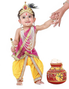 Raj Fancy Dresses Raj Fancy Dresses Krishna Dress for Kids 2 Year ...