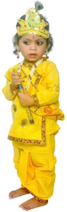 Culture Creation Kids Krishna Dress Set with Accessories Kids Costume ...