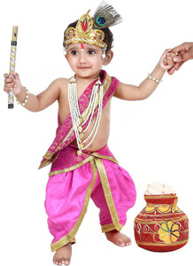 Raj Fancy Dresses Raj Fancy Dresses Krishna Dress for Kids 3 Year ...