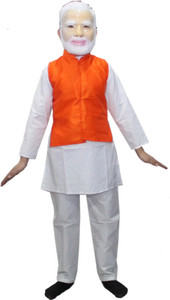 KAKU FANCY DRESSES National Hero Modi Costume -White, 3-4 Years for ...