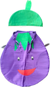 KENIM FASHION Brinjal Cutout Costume for Kids| Vegetable Cutout With ...