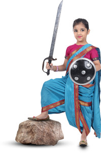 ITSMYCOSTUME Rani Lakshmi Bai Jhansi Ki Rani Costume Dress For Girls ...