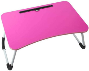 HASMUN pink study table Wood Portable Laptop Table Price in India - Buy ...