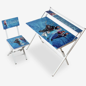 Wishing Clouds Frozen Pattern Study Table for Kids Chair and Table ...
