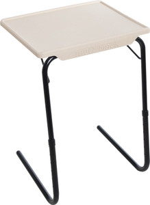 TABLE MAGIC Multipurpose Gold Marble Regular Laptop Table Plastic ...