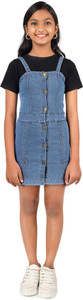 Tillu Pillu Girls Casual T-shirt Dungaree Price in India - Buy Tillu ...