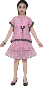 CLOTH ADDA Girls Party(Festive) Top Skirt Price in India - Buy CLOTH ...