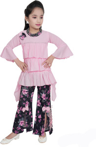 CLOTH ADDA Girls Party(Festive) Top Pant Price in India - Buy CLOTH ...