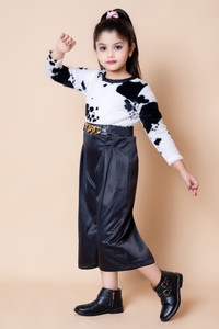 GLAMOUR WORLD GARMENTS Girls Party(Festive) Top Pant Price in India ...