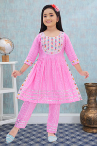 Funnyboo Girls Festive & Party Kurta and Leggings Set Price in India ...