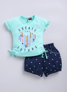TINY BINY Girls Casual Top Shorts Price in India - Buy TINY BINY Girls ...
