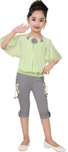 CLOTH ADDA Girls Party(Festive) Top Capri Price in India - Buy CLOTH ...