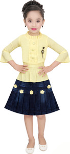 CLOTH ADDA Girls Party(Festive) Top Skirt Price in India - Buy CLOTH ...