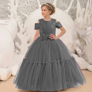 Modern Children Girls Maxi/Full Length Festive/Wedding Dress Price in ...