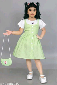 JB Dresses Girls Above Knee Party Dress Price in India - Buy JB Dresses ...