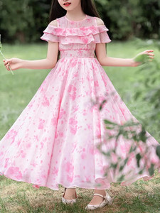 Gen Alfa Girls Maxi/Full Length Party Dress Price in India - Buy Gen ...
