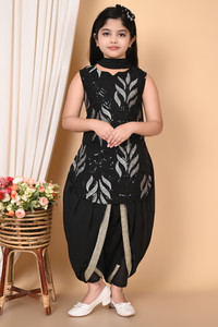 Padosi Girls Festive & Party Angarkha, Dhoti & Dupatta Set Price in ...