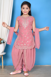Padosi Girls Festive & Party Kurti, Patiala and Dupatta Set Price in ...