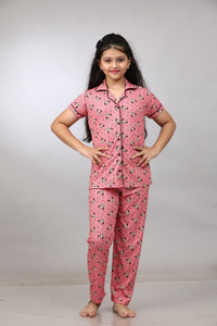 babylite Kids Nightwear Girls Polka Print Cotton Price in India - Buy ...