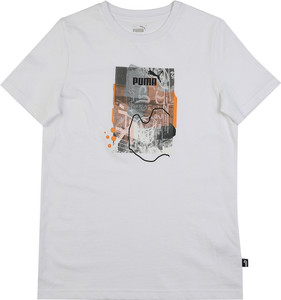 Flipkart.com | PUMA Boys Printed Pure Cotton Regular T Shirt - Round Neck