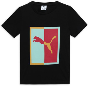 Flipkart.com | PUMA Boys Graphic Print Cotton Blend Regular T Shirt ...