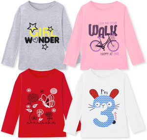 Flipkart.com | Lavi-Tavi Baby Girls Printed Cotton Blend Regular T ...