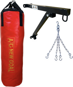 AXG NEW GOAL 3ft Eloquent Unfilled SRF Punching Bag with Wall Stand ...