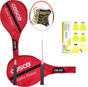 COSCO Cb 88 Badminton Racket and Aero 700 Shuttlecock Badminton Kit ...