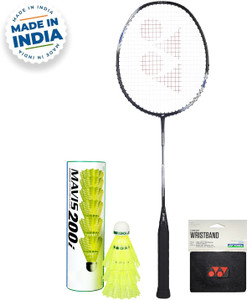 YONEX Astrox Attack 9 (MADE IN INDIA) Badminton Kit - (1 Racquet, 6 ...