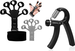 fitnessmix Combo Of Finger Exerciser With Hand Gripper for Best Forearm ...
