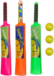 Durga ji Bat Ball (Jali) Cricket Kit (Bat Size: 3 (For 8 Years Kids ...