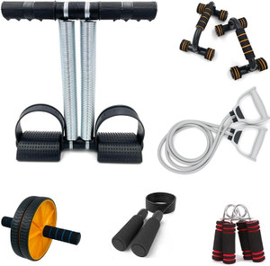 FITGENIX Tummy Trimmer, Toning tube, Ab Roller, PushupBar, Rope ...