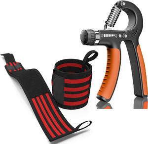 TRUE INDIAN Gym Strengthener Hand Grip Men Forearm Exercise with sports ...