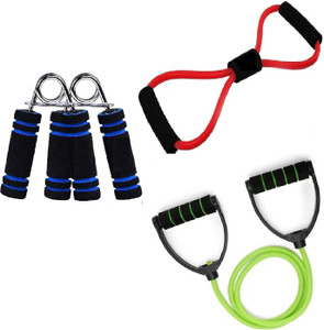 Dr Pacvu Set 3|Toning Tube & 2Finger Stretching Gripper,8 Shape Tube ...