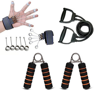 CODIVER Double toning tube Finger exerciser and V shaper gripper Home ...